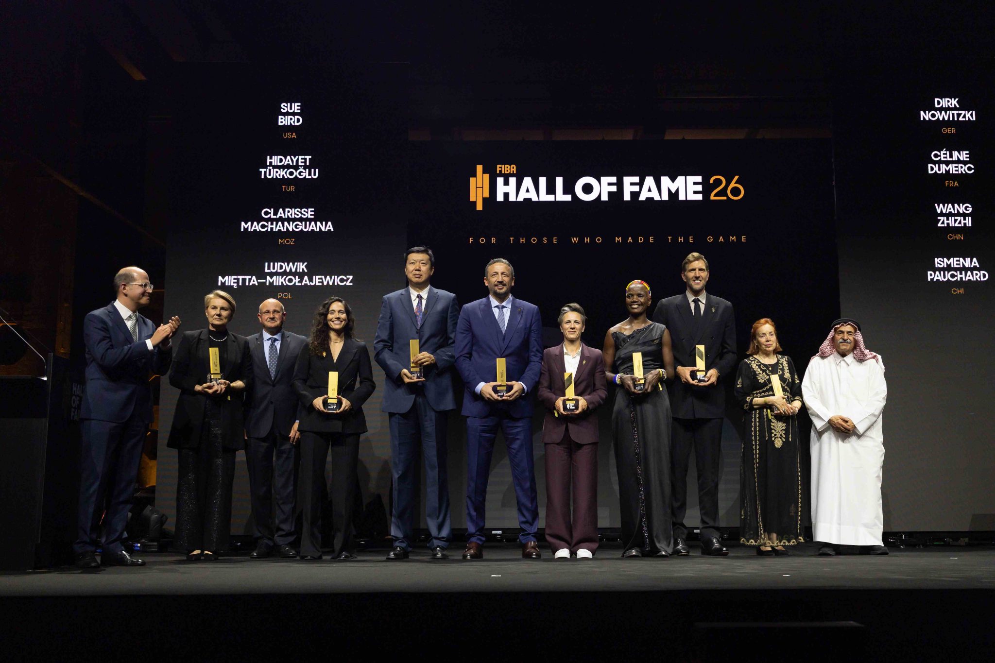 Eight legendary figures officially enshrined into the FIBA Hall of Fame